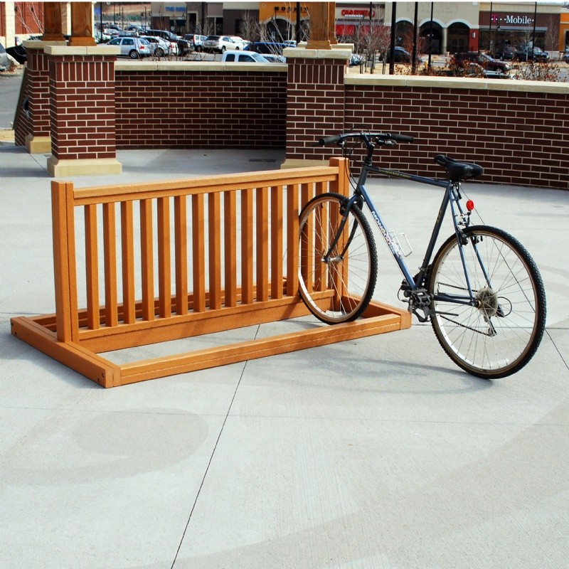 Bike Rack Resinwood 6 Feet FF-PB-BIKE | CozyDays