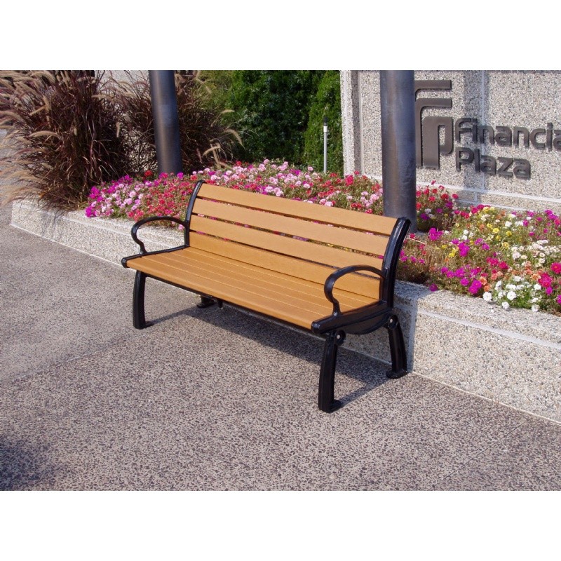 Heritage Resinwood Park Bench 5 Feet FF-PB5-HER | CozyDays