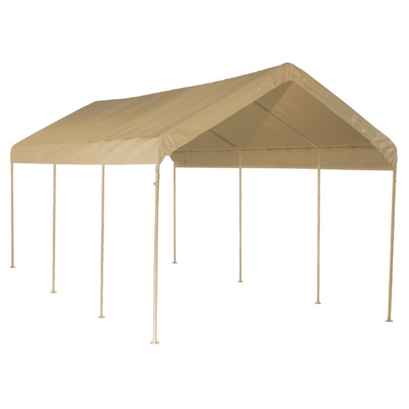 Canopy, 1-3/8" 8-Leg Frame, Sandstone Cover 10 × 20 29522 | CozyDays
