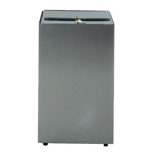 Witt Indoor Secure Document Container 32 Gal. Slate Steel W-32MSR-SL ...