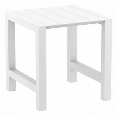 Vegas Outdoor Bar Table 39 inch to 55 inch Extendable White ISP782-WHI ...