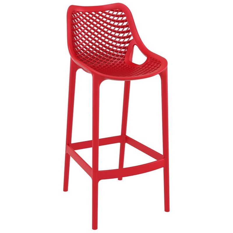 Air Outdoor Bar High Chair Red ISP068-RED | CozyDays