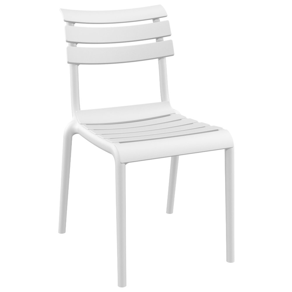 Helen Resin Outdoor Chair White ISP284-WHI | CozyDays