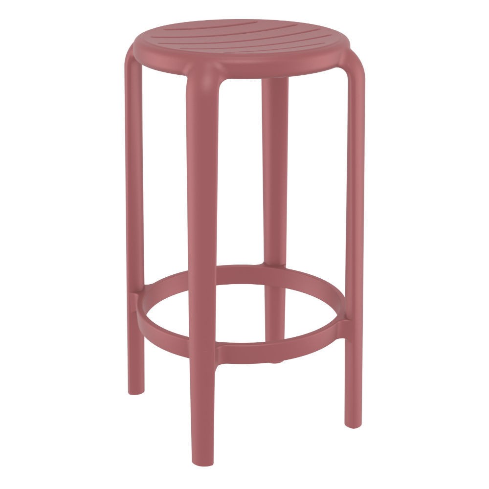 Tom Resin Counter Stool Marsala ISP287-MSL | CozyDays