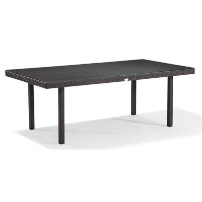 Dijon Rectangle Patio Dining Table 84 inches CA-DJ-825B-84 | CozyDays